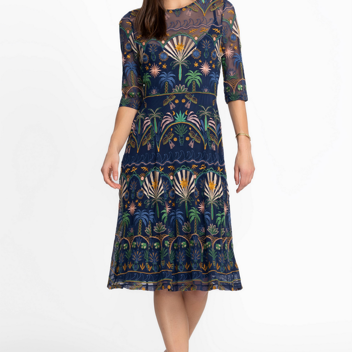 Nova Paneled Midi Dress – J. Mode Boutique